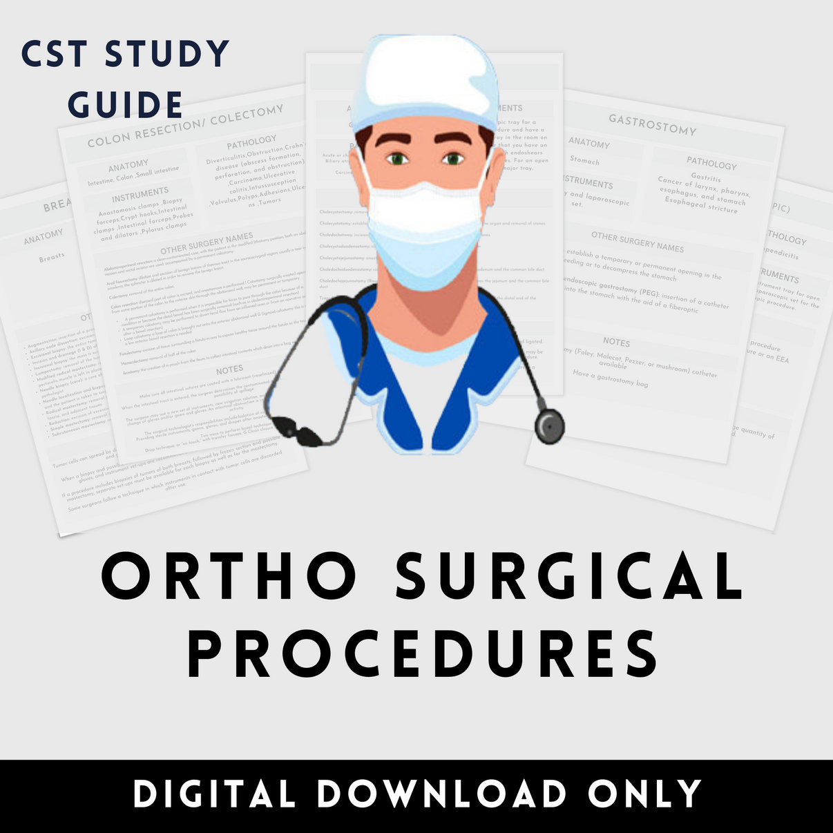 Orthopedic Surgical Procedures Study Guide – Artsyclinicalguide