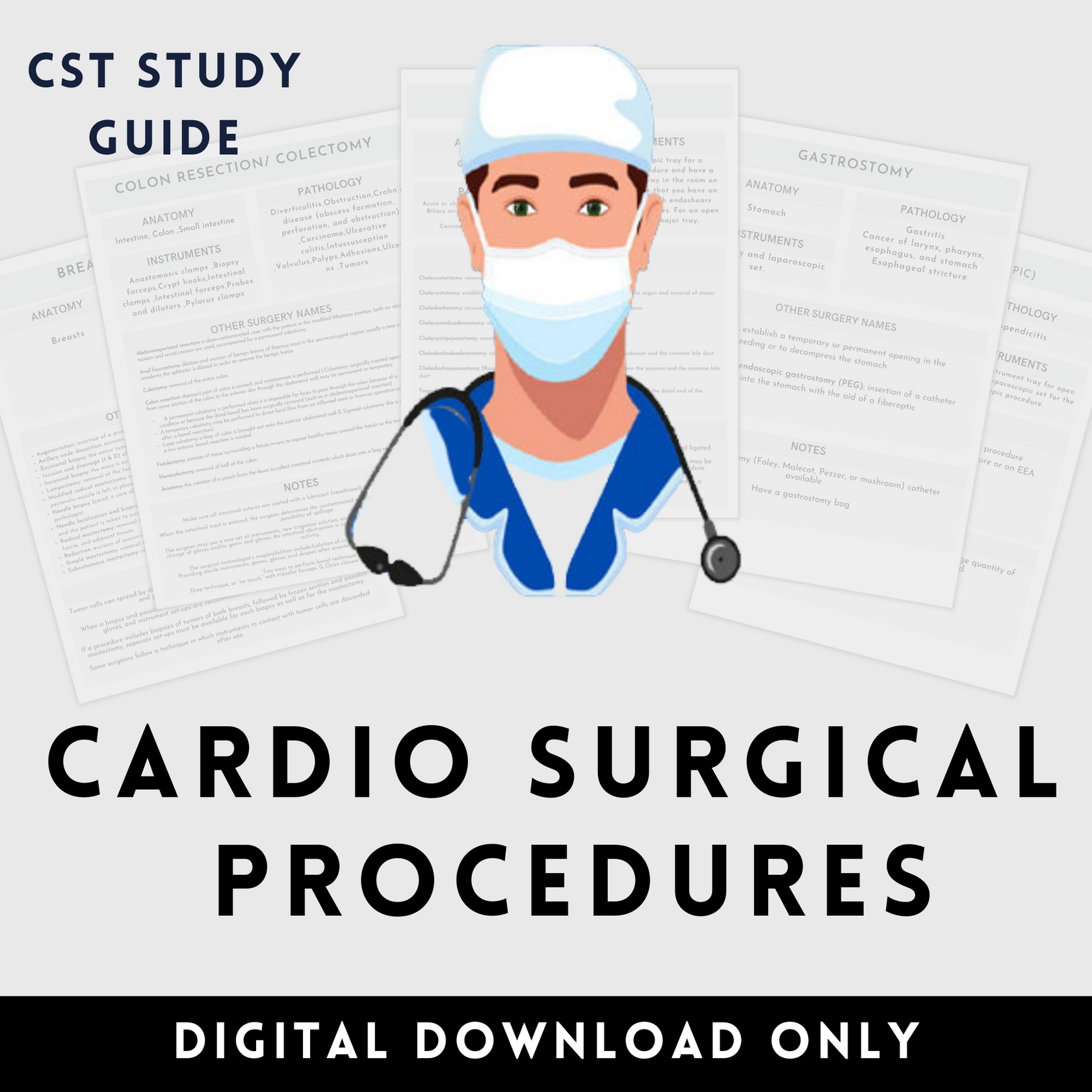 Cardiology Surgical Procedures Study Guide – Artsyclinicalguide