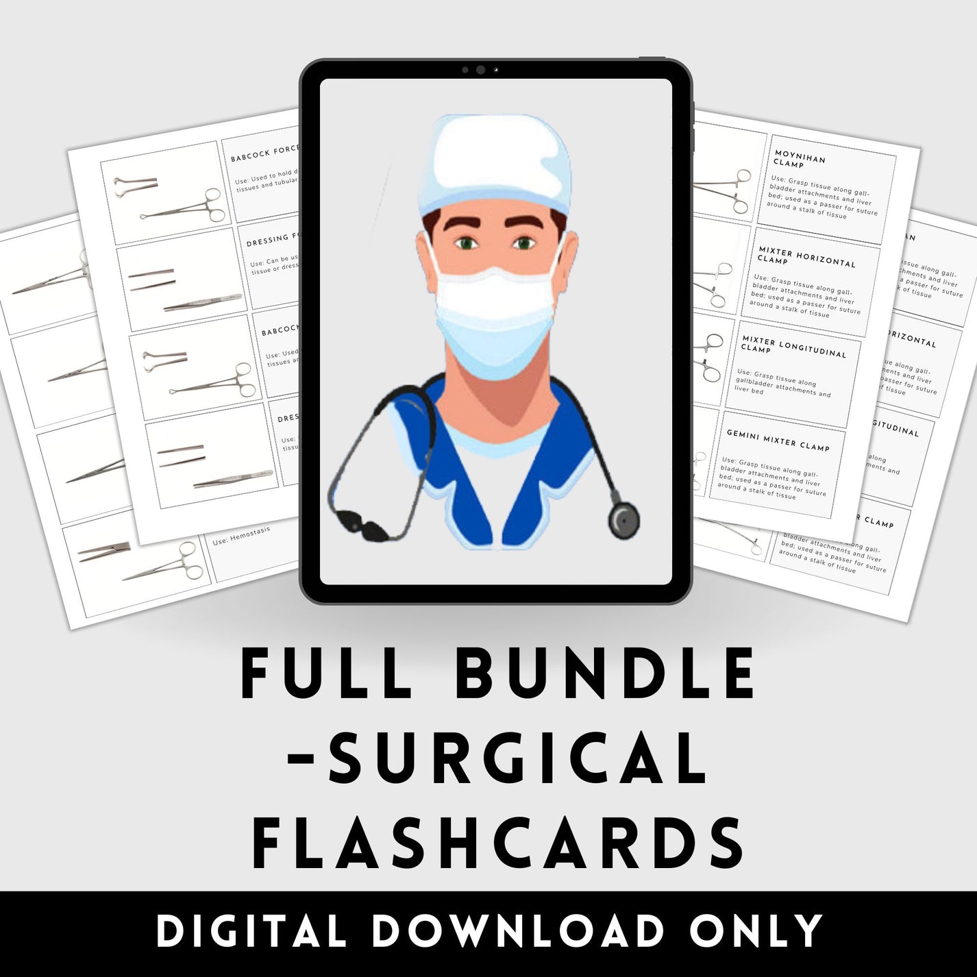 Full Bundle Surgical Instruments Flashcards – Artsyclinicalguide