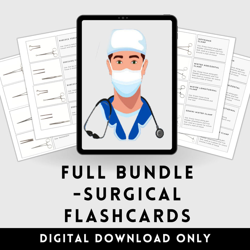 Full Bundle Surgical Instruments Flashcards – Artsyclinicalguide