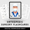 Orthopedic Surgical Flashcards – Artsyclinicalguide