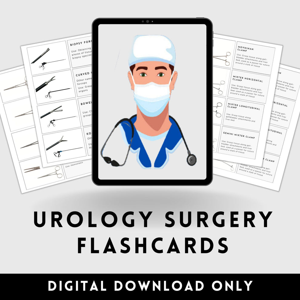 Urology Surgical Flashcards – Artsyclinicalguide