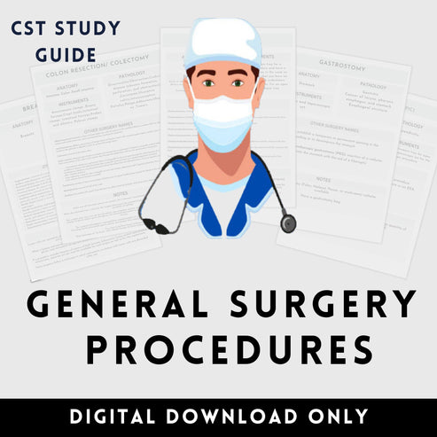 General Surgical Procedures Study Guide – Artsyclinicalguide